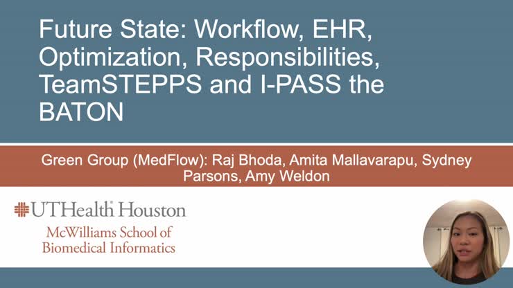 M9 Future State - Workflow, EHR Optimization, Responsibilities